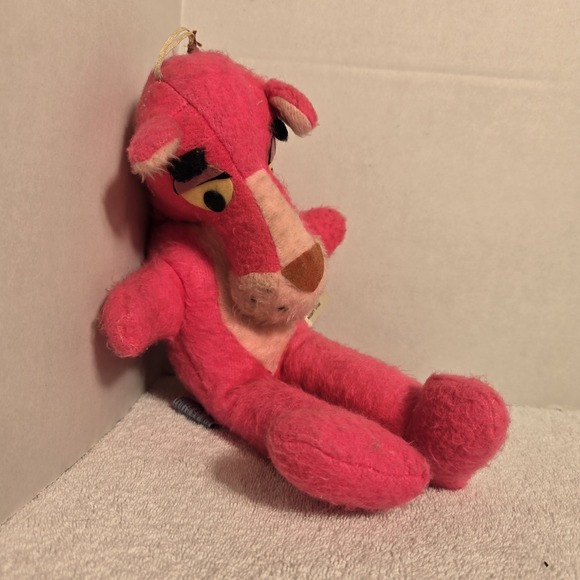 Toys | Vintage Pink Panther Plush 1964 By Mighty Star 15 Inches ...